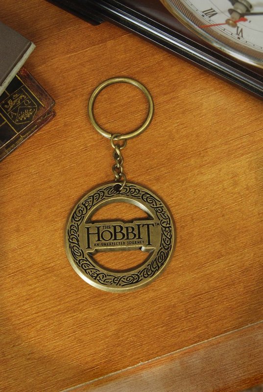 The Hobbit UJ – Metal Keychain – Logo in Ring **DISCONTINUED ...