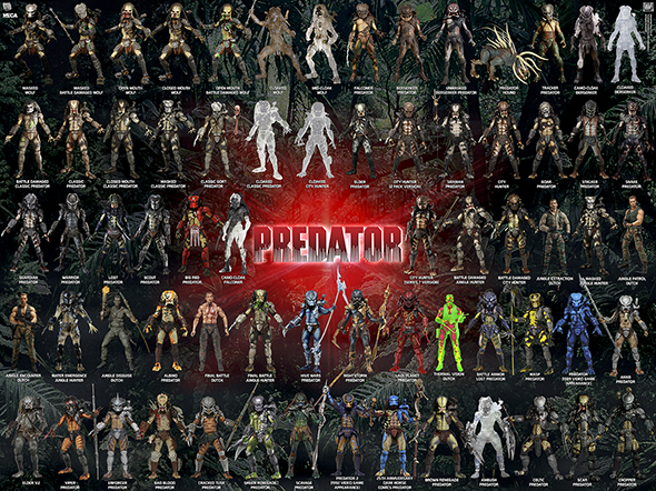 12 Days of Downloads: Day 6 – New Predators Action Figure Visual Guides ...