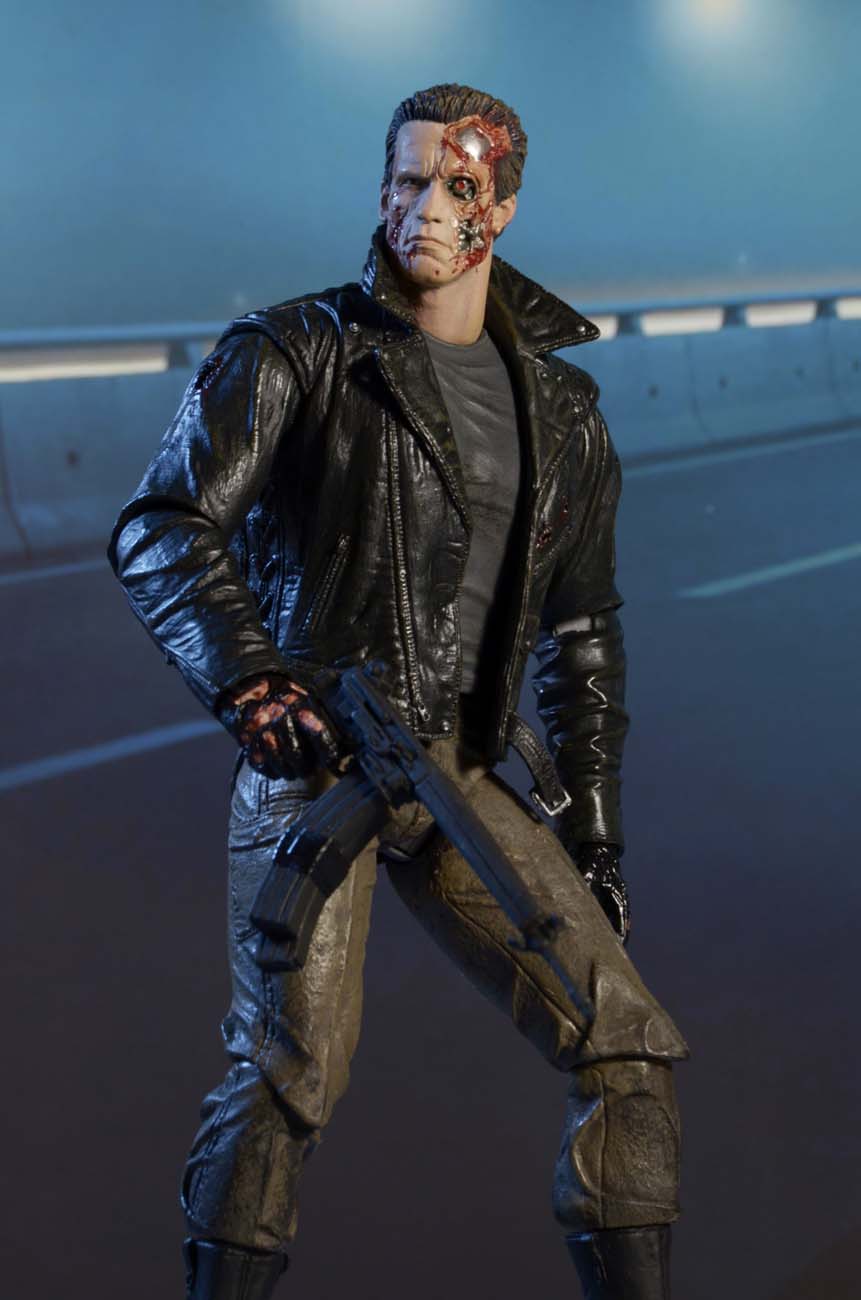Terminator – 7″ Action Figure – Ultimate T-800 (Police Station Assault ...