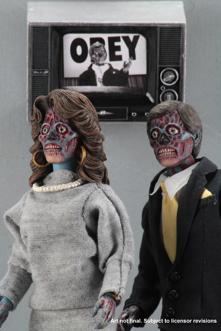 They Live – 8″ Clothed Action Figures – Alien 2 Pack – NECAOnline.com