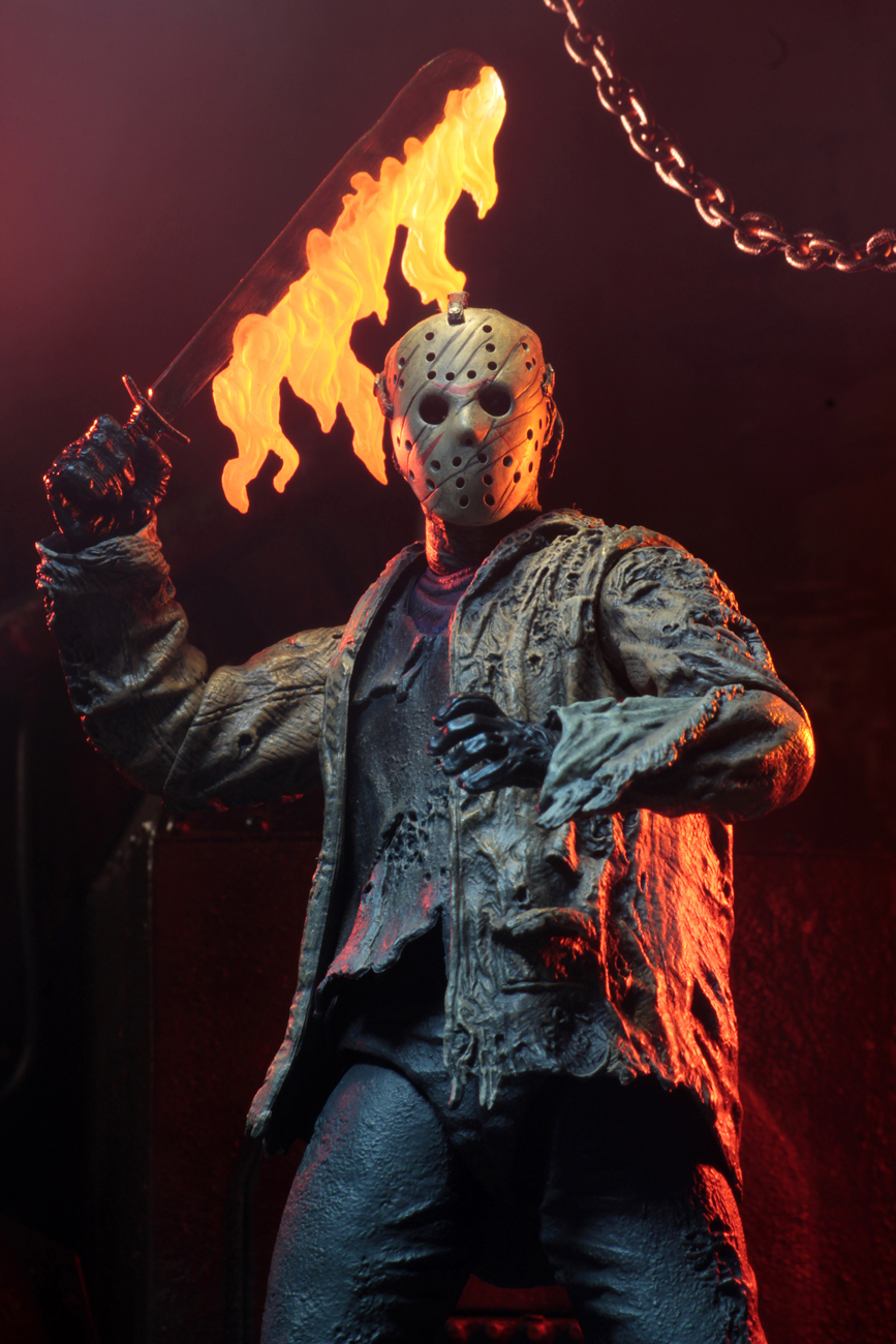 Freddy vs Jason – 7” Scale Action Figure – Ultimate Jason (FvJ ...