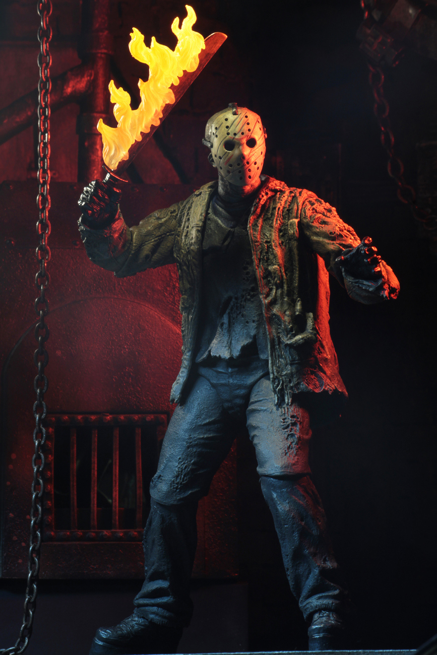 Freddy vs Jason – 7” Scale Action Figure – Ultimate Jason (FvJ ...